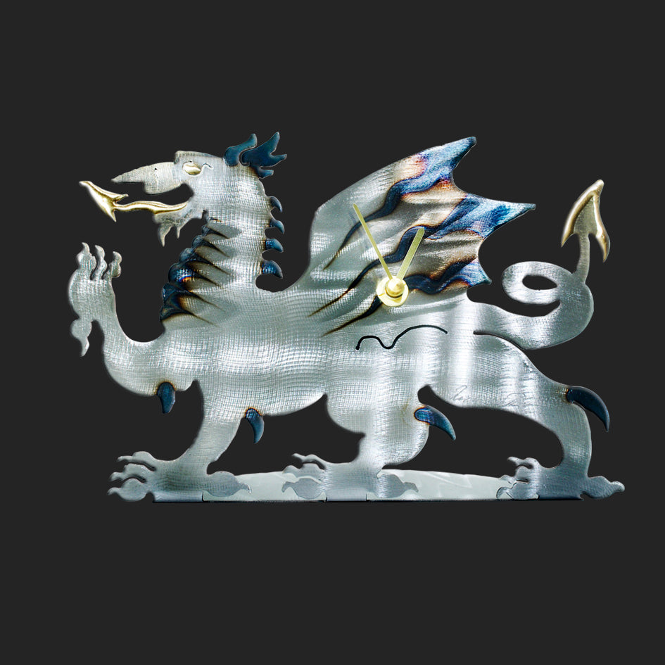 WELSH DRAGON, STANDING CLOCK – www.richardpell.com
